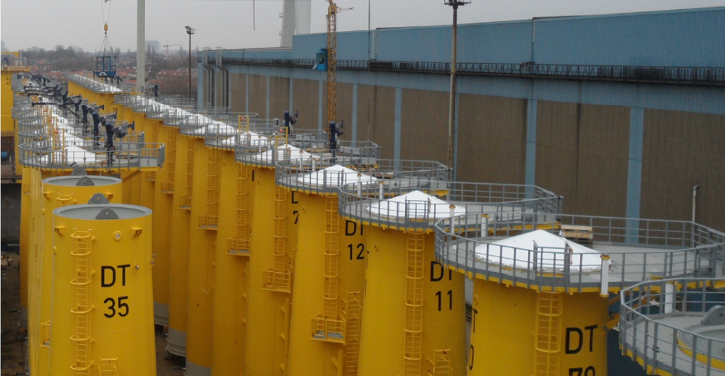 Reference | Transition Pieces Cover | TP-cover | Offshore - TP-cover ApS